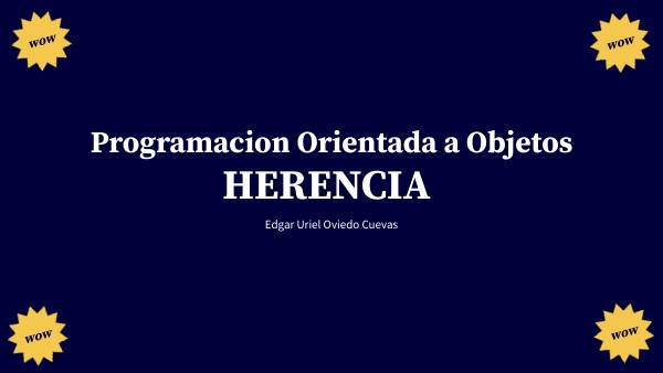 Herencia en java | Genially