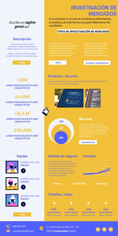 ONE PAGER VERTICAL GENIAL | Genially
