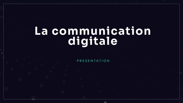 communication digitale | Genially