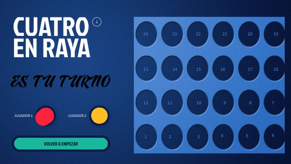 JUEGO CUATRO EN RAYA DE HMB | Genially