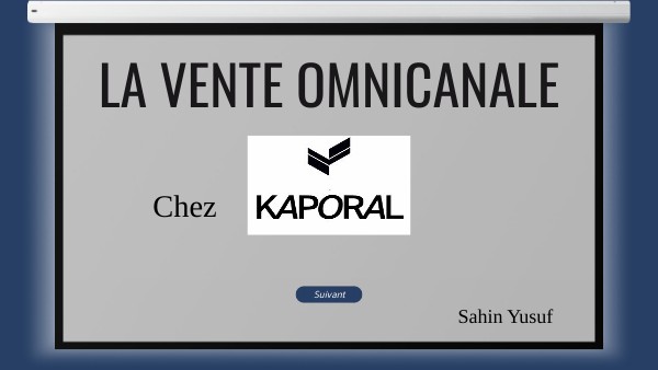 Copie - PROJECTION PRESENTATION