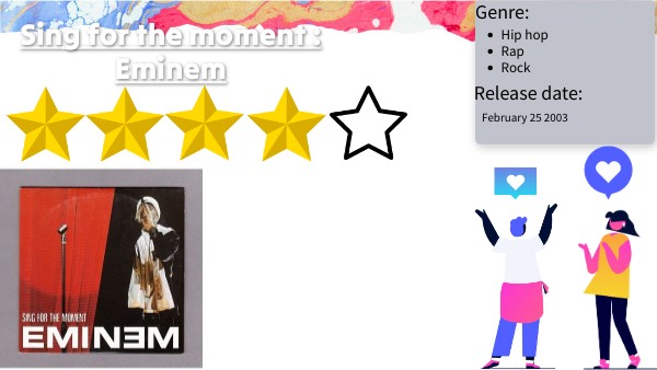 Eminem sing for the moment