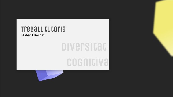 Treball Tutoria Bernat i Mateo | Genially