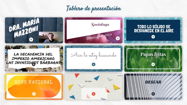 Nos presentamos