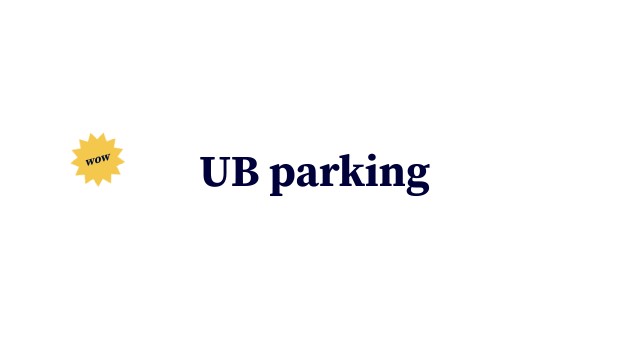 UB parking