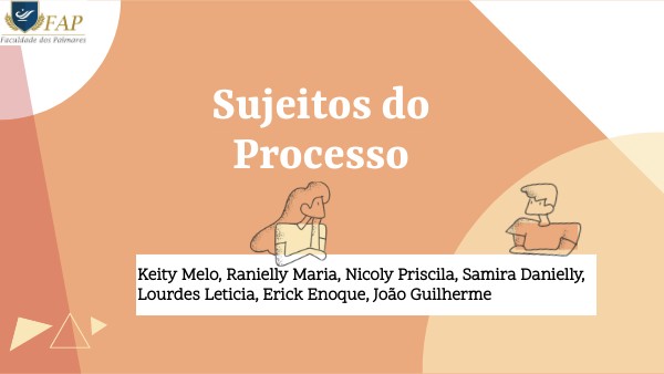 Sujeitos do processo | Genially