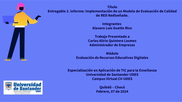 Presentación informe de implementación del modelo de evaluación de R | Genially