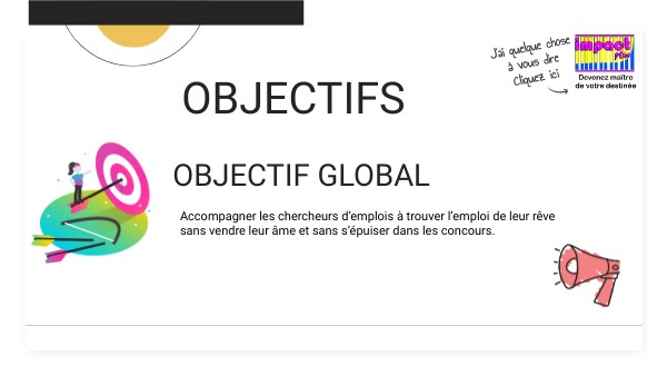 Objectifs Résultats et contenu