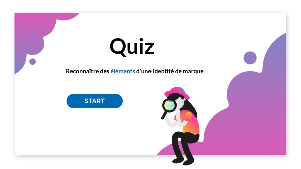 Quiz identité de marque | Genially