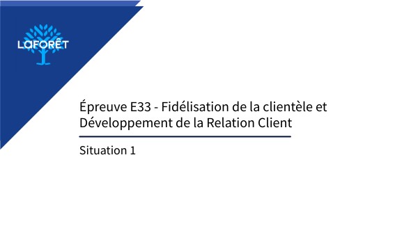 E33 Situation 1 | Genially