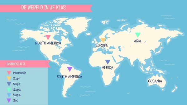 ILLUSTRATED WORLD MAP | Genially