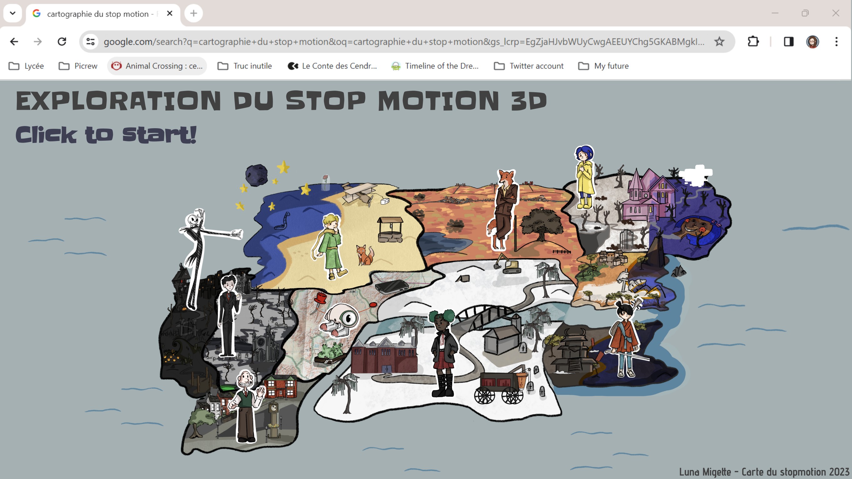 Cartographie stopmotion | Genially