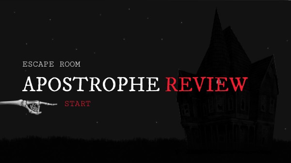 Grammar Review Escape Room