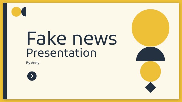 Fake news PRESENTATION