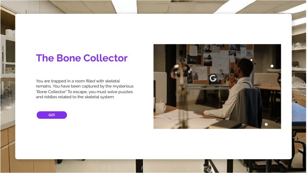 Skeletal Escape Room | Genially