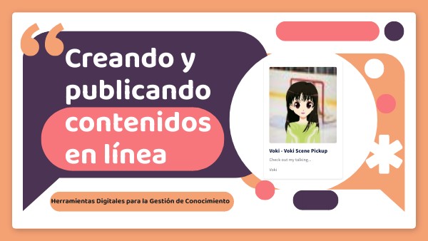 CREANDO CONTENIDO EN LINEA | Genially