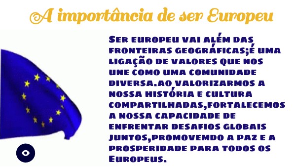 A importância de ser Europeu! | Genially