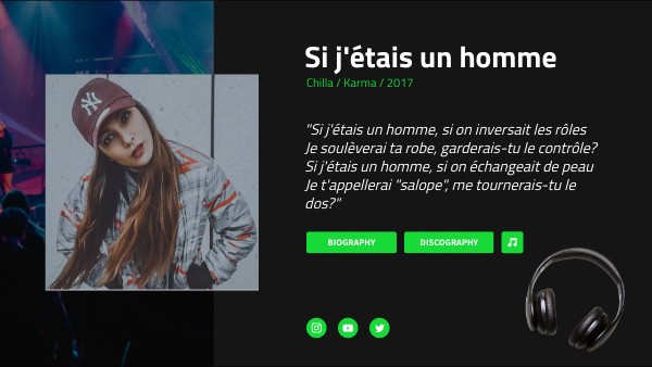 Exposer chanson engagée