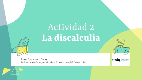 Actividad 2 - La discalculia