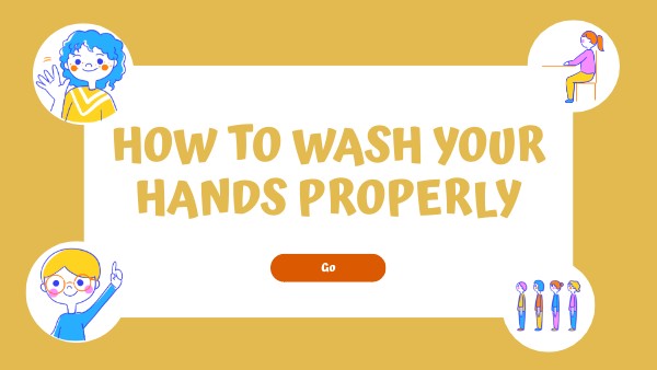 How to wash your hands right | Genially