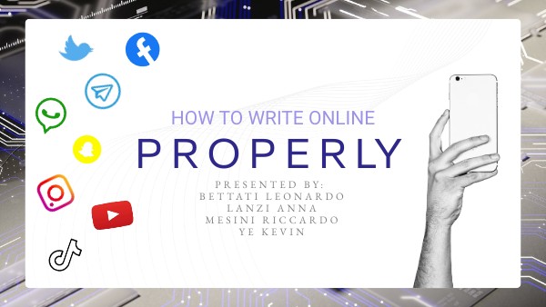 Top Tips for online writing | Genially