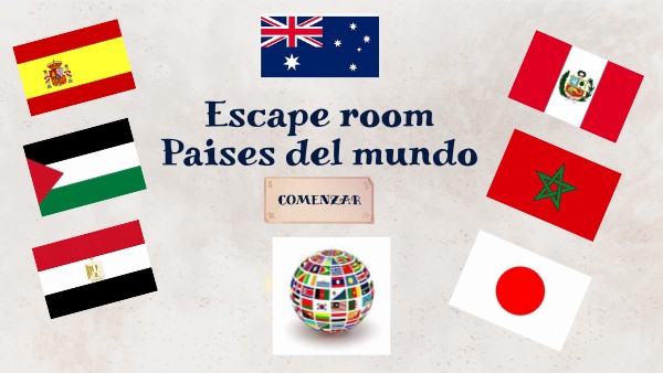 ESCAPE ROOM PAISES | Genially
