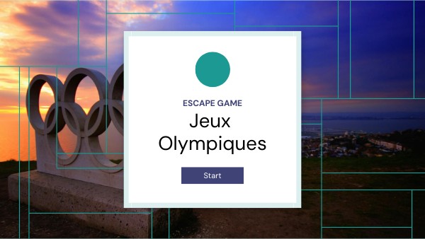 Escape game Jeux Olympiques