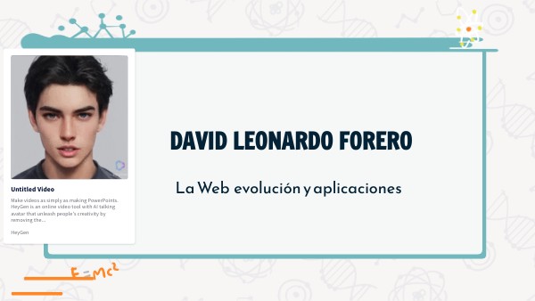 PRESENTACIÓN tareA 3 DAVID FORERO CANDIL