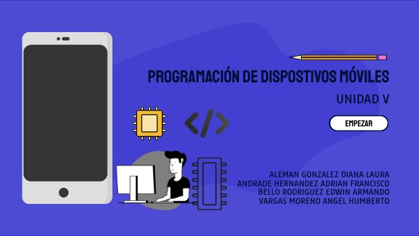 PRESENTACIÓN PROGRAMACIÓN DE APLICACIONES MÓVILES | Genially
