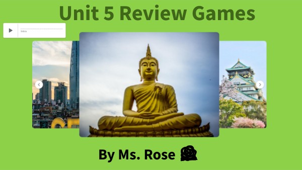 Unit 5 Review for Asia | Genially