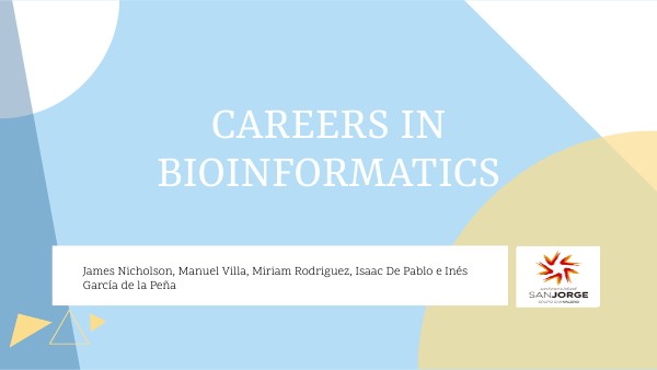 Careers in bioinformatics