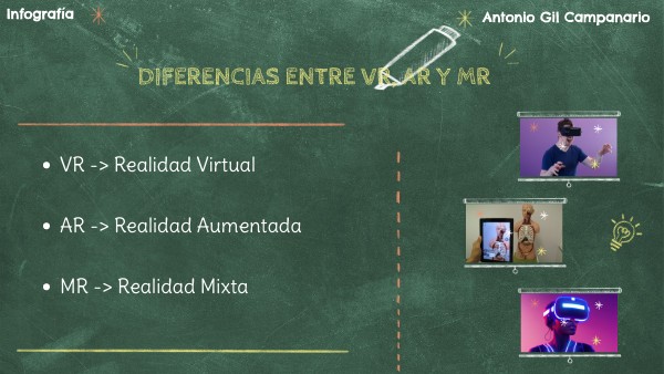 Diferencias entre VR, AR y MR | Genially