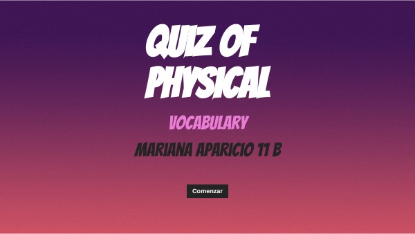 Quiz minimal de fisica | Genially