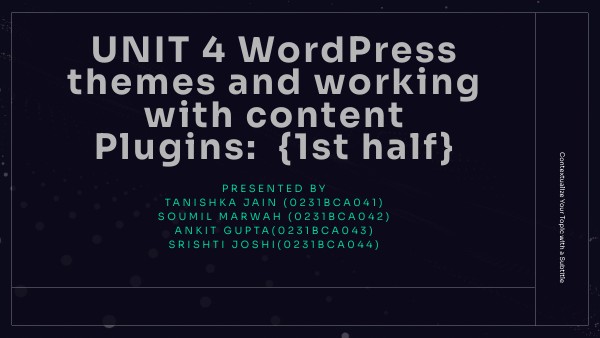 unit 4 (1st half) group 7