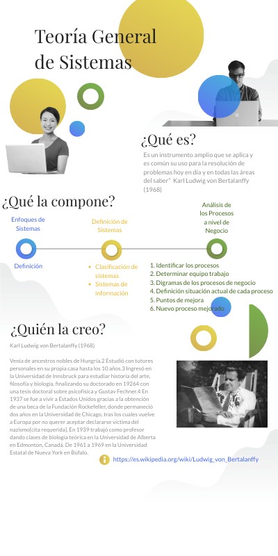 INFOGRAFÍA TEORÍA GENERAL DE SISTEMAS | Genially