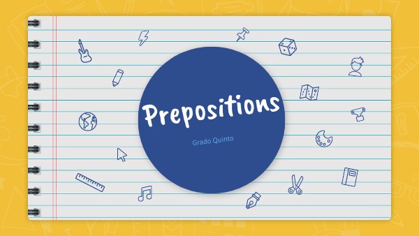 Prepositions of place | Genially