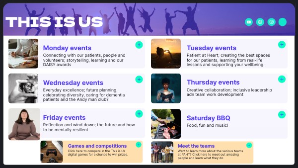 This is us schedule mockup | Genially