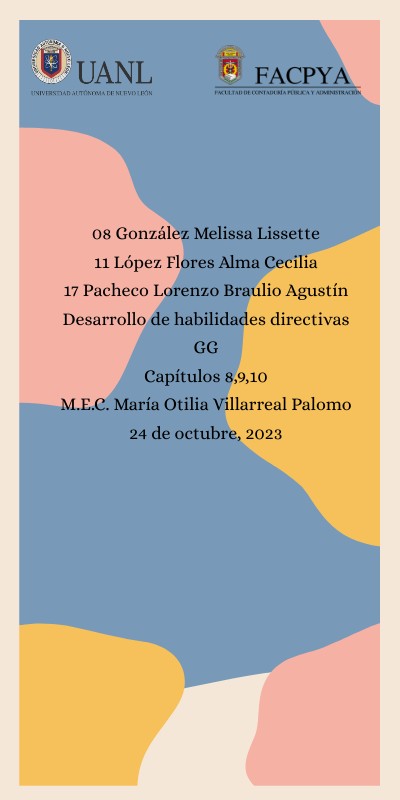 Infografia Capitulos 8,9 y 10 | Genially