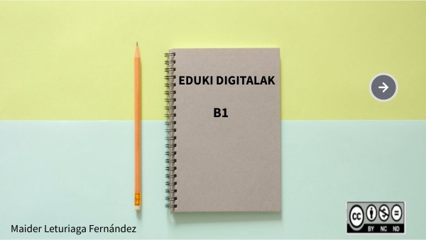 EDUKI DIGITALAK B1 | Genially