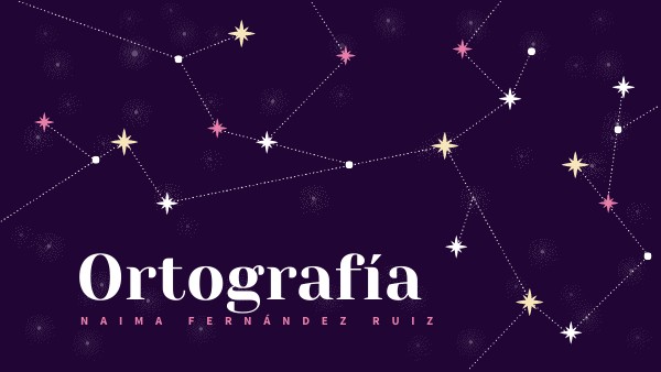 PRESENTACIÓN Ortografía | Genially