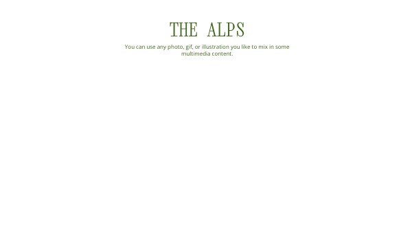 The alps interactive image