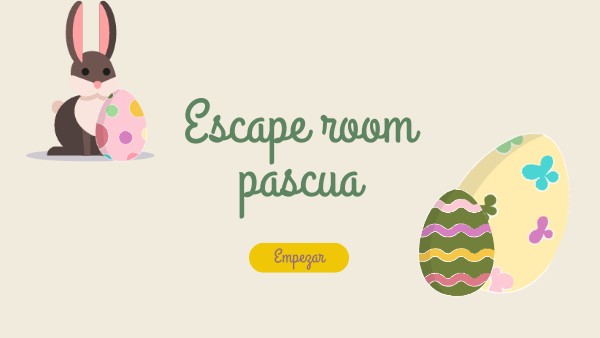 Escape Room Pascua | Genially
