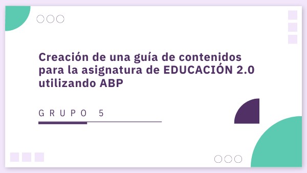PRESENTACIÓN ABP | Genially