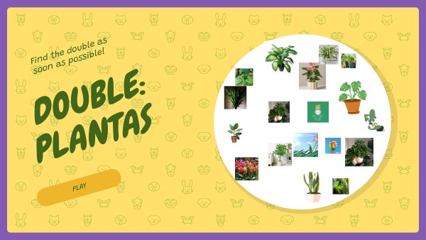 DOUBLE plants GAME | Genially