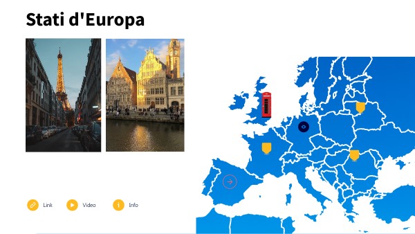 EUROPE MAP NEGATIVE SPACE