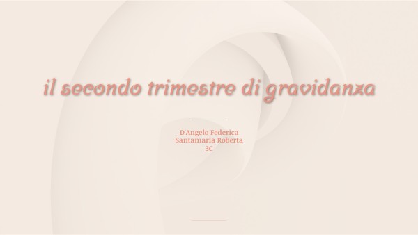 secondo trimestre