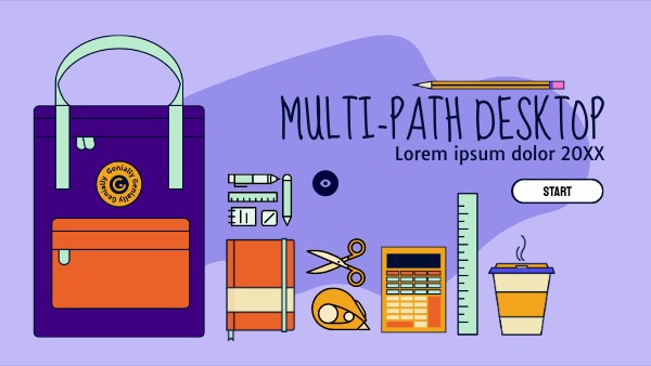 MULTI-PATHS DESKTOP PRESENTATION | Genially