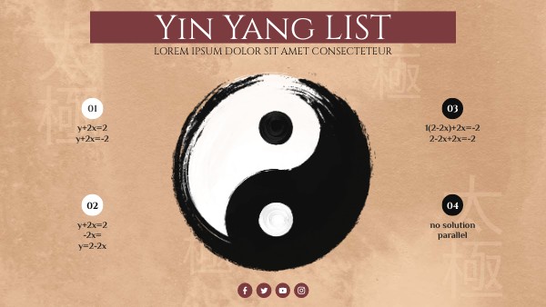 YIN YANG LIST | Genially