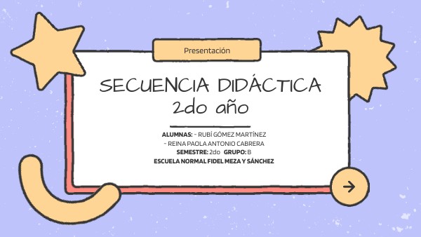 SECUENCIA DIDÁCTICA 2DO GRADO | Genially
