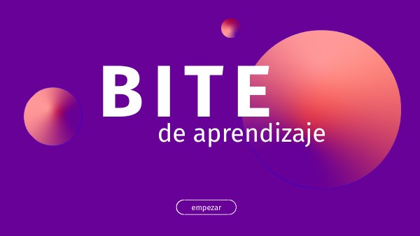 Bite de aprendizaje